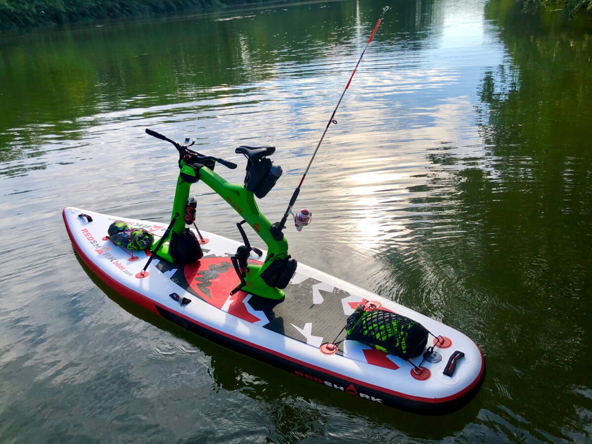 Bikesurf Adventure (vélo paddle) by Red Shark bikes - Acquaearth